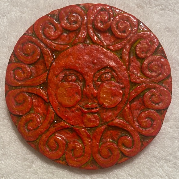 Sally Wetherby | Jewelry | Handcrafted Sally Wetherby Red Sun Brooch ...